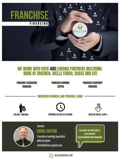 Franchise Flyer - Deliver Capital